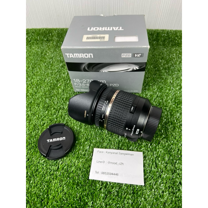 เลนส์ Tamron 18-270mm F3.5-6.3 VC PZD สำหรับ Nikon หมดประกัน สภาพสวย | Shopee Thailand