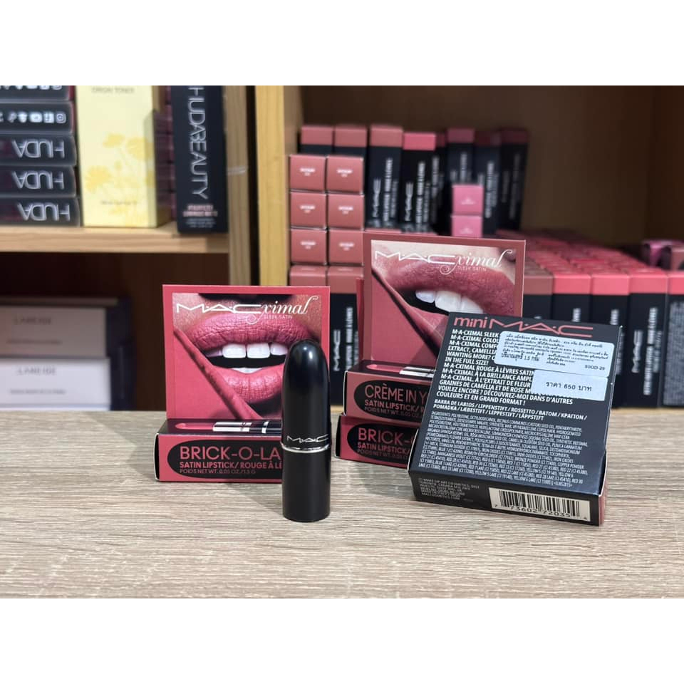Mac Maximal Sleek Satin Lipstick 1.5g ( ขนาดมินิ ) | Shopee Thailand