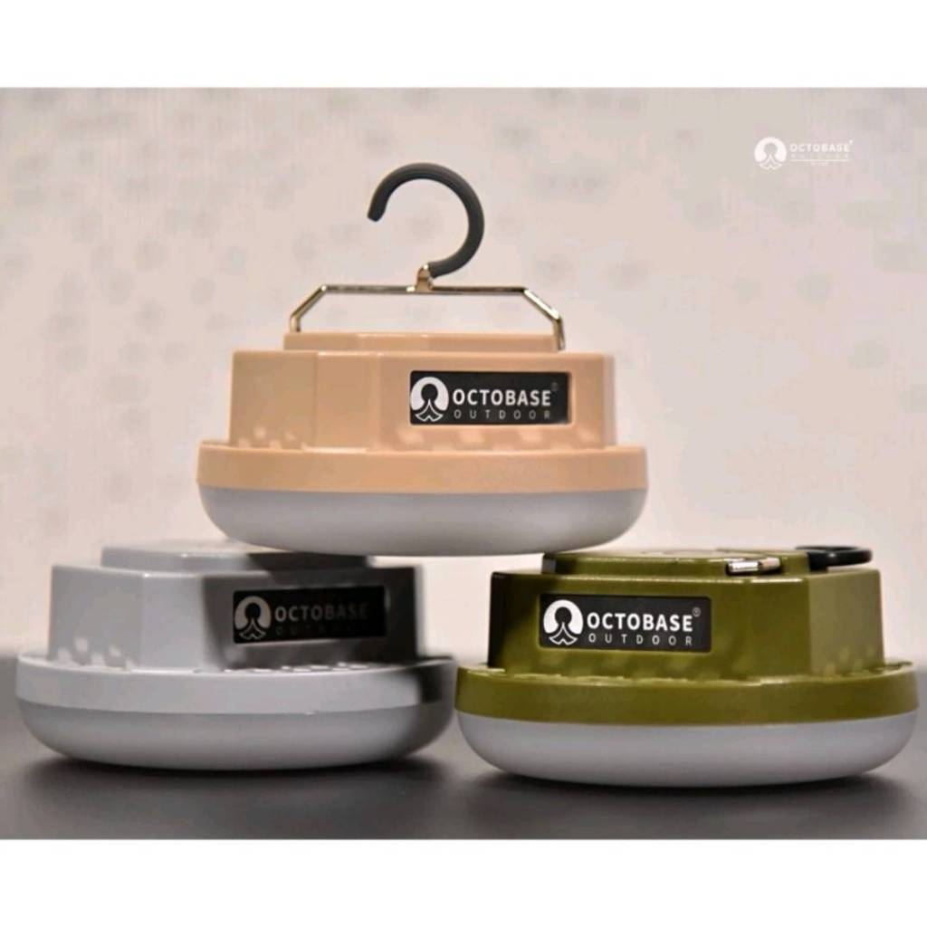 Octobase LED Mini UFO โคมไฟ ตะเกียง แคมป์ปิ้ง พร้อมกระเป๋าจัดเก็บ พกพา ...