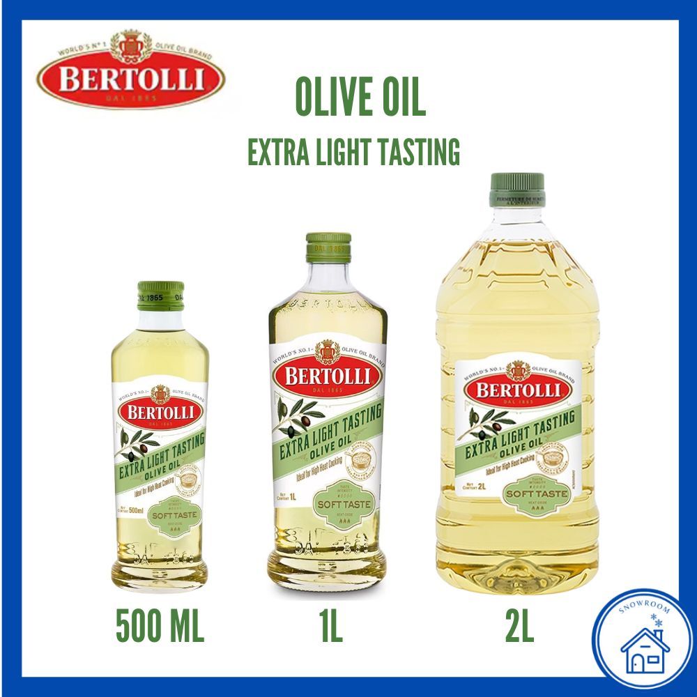 [น้ำมันมะกอก เบอร์ทอลลี่ เอ็กซ์ตร้า ไลท์ เทสติ้ง 500ML - 2L] Bertolli Extra Light สำหรับปรุง ...