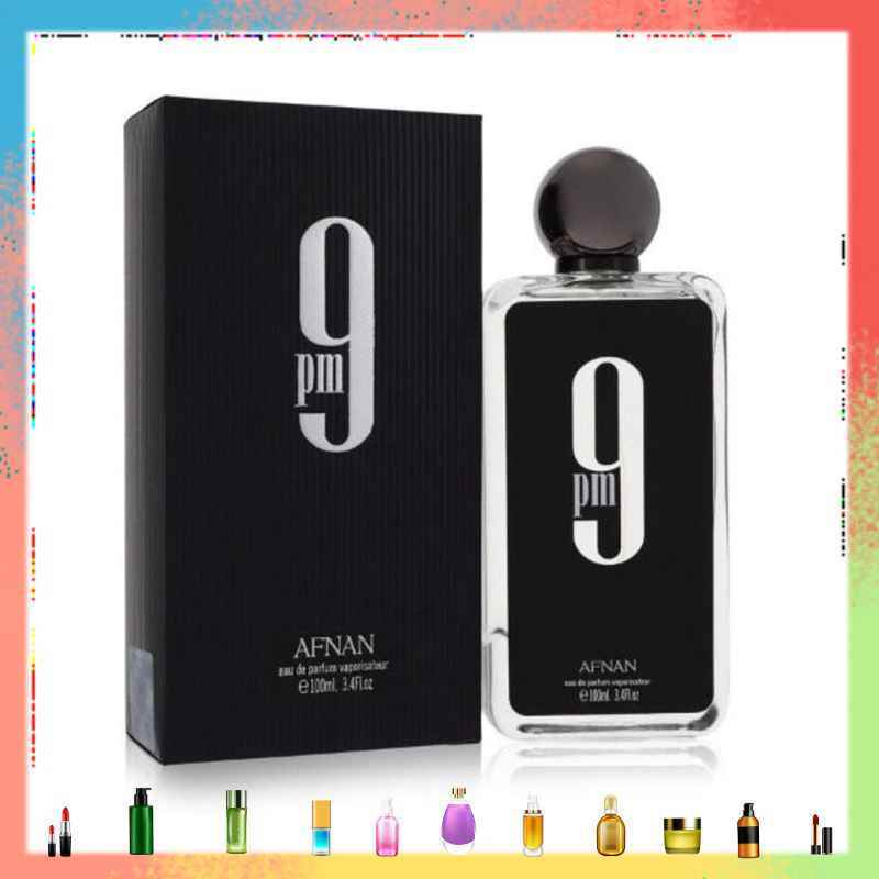 แท้100%Afnan 9PM Eau de Parfum EDP for Men 100ml /Afnan 9 am | Shopee ...