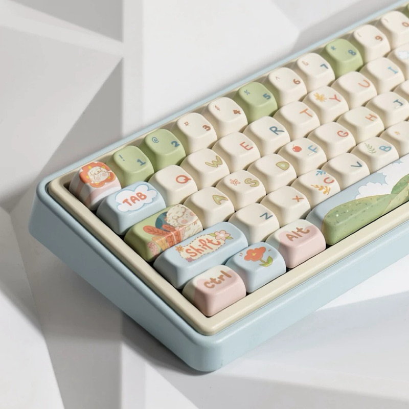 (PRE-ORDER) KEYCAP PBT XOA/FOA/MDA 141 keys คีย์แคปน่ารักๆ ตกแต่ง ...