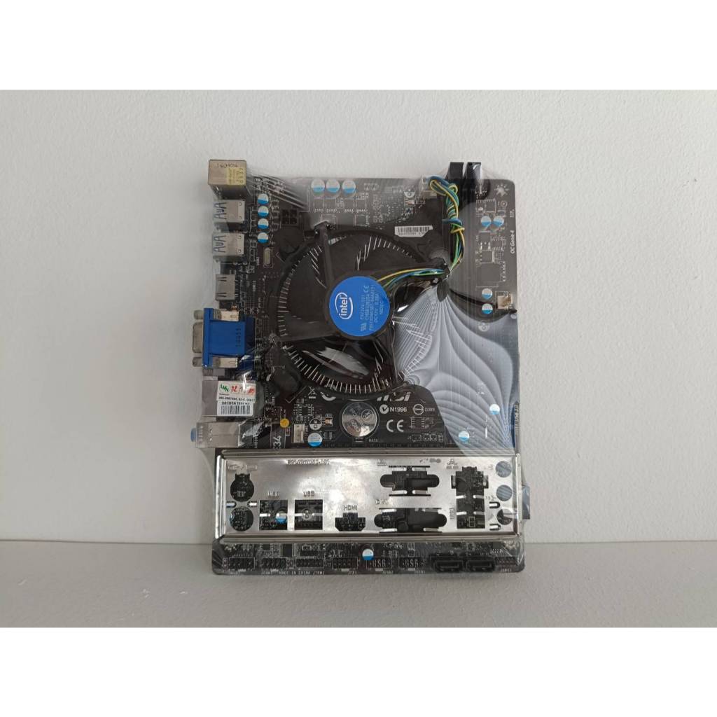 เมนบอร์ด MSI H81M-E34 (MS-7817) Socket 1150 CPU i3-4160 รองรับแรม DDR3 ...