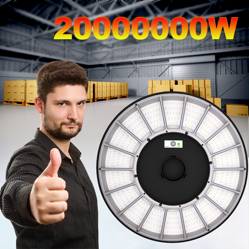 โซล่าเซลล์ ไฟ ufo 10000000w เสาไฟถนน แสงขาว Solar light ไฟโซล่าเซลล์ 800000W เซ็นเซอร์ พร้อม ...