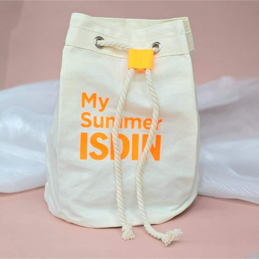 ISDIN My Summer String Bag (ทรงขนมจีบ) ขนาด 21*24 cm | Shopee Thailand