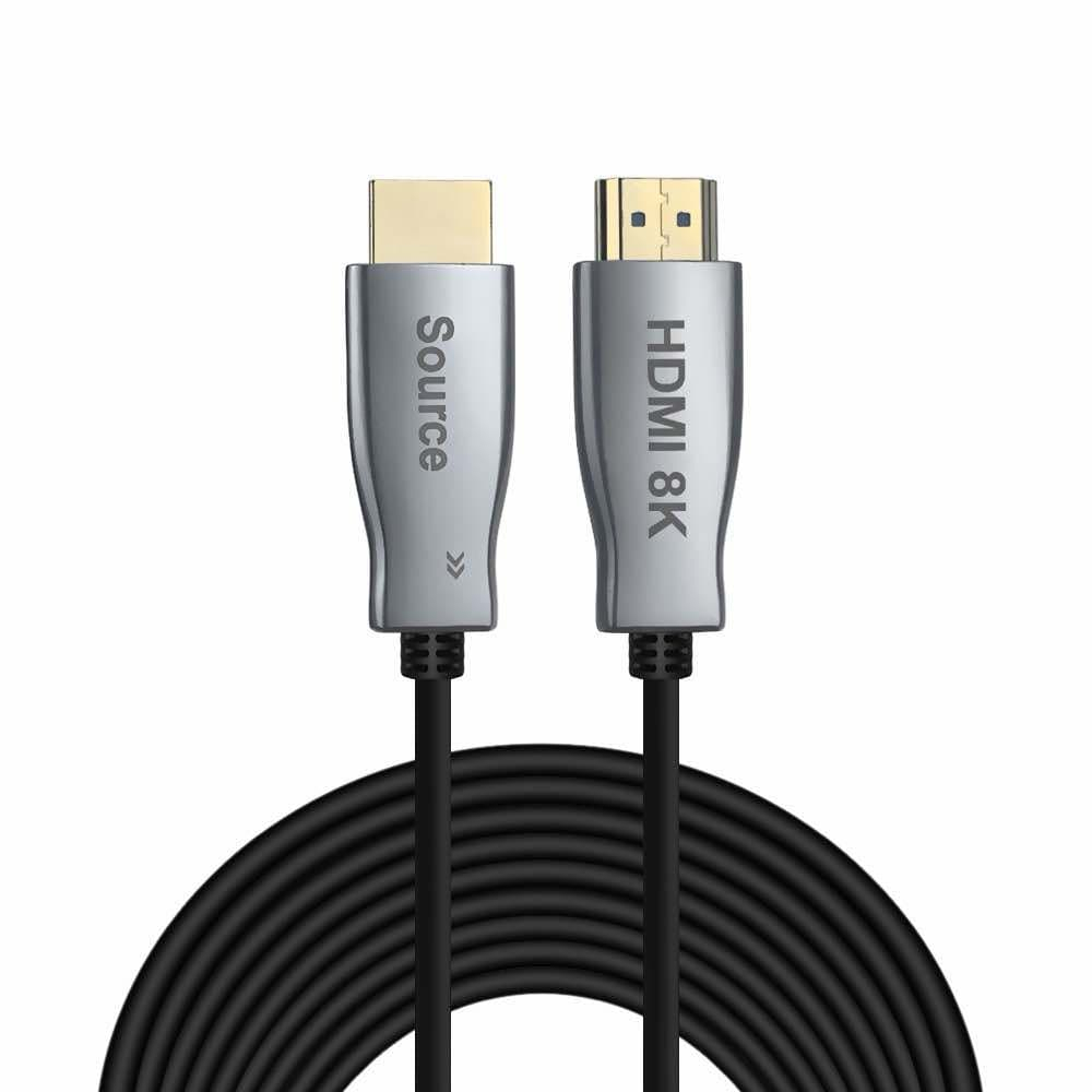 รุ่นใหม่ล่าสุด HDMI Optical Fiber V2.1 8K 4K 30เมตร 40เมตร 50เมตร 100 ...