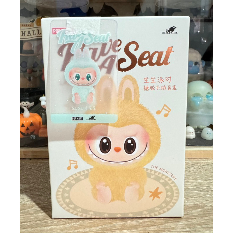 (พร้อมส่ง) Labubu V.2 QUQU The monster Have a seat Vinyl Plush Blind ...