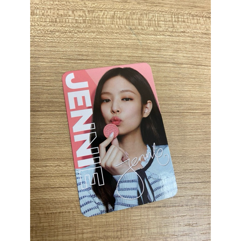 Photo card BLACKPINK (JENNIE) x oreo ของแท้ JENNIE | Shopee Thailand
