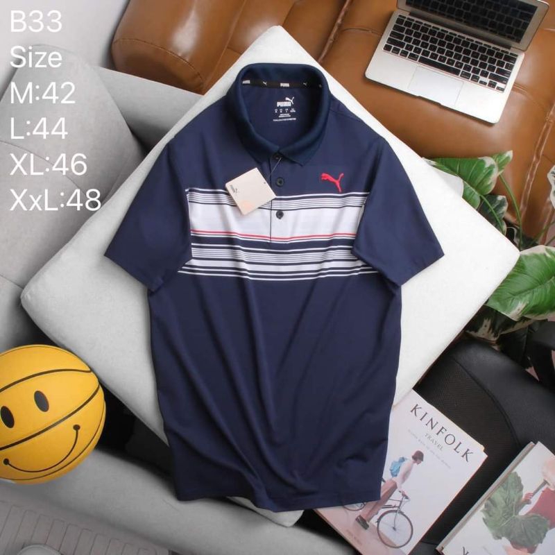 ‼️SALE‼️⛳Puma Men's Golf Shirts เสื้อกอล์ฟผู้ชาย เเขนสั้น คอปก ใส่ตีกอล์ฟ | Shopee Thailand