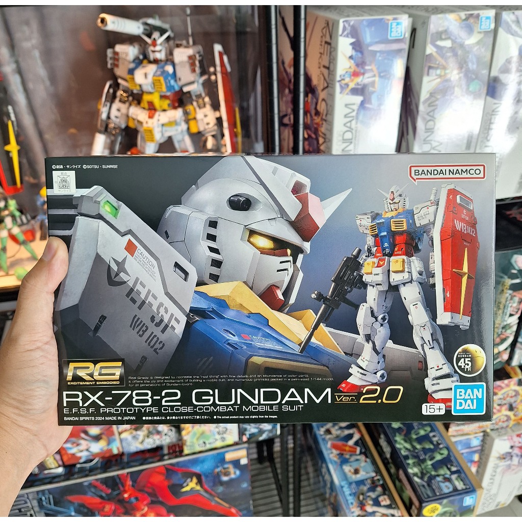 Bandai RG 1/144 RX-78-2 Gundam Ver.2.0 | Shopee Thailand