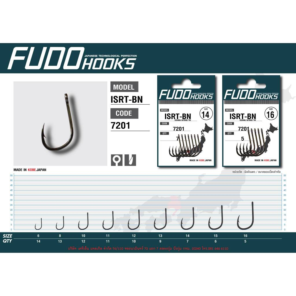 เบ็ดซอง FUDO รุ่น ISRT-BN 7201 (ตูดห่วง) ตัวเบ็ด คม ทน แกร่ง เบา | Shopee Thailand