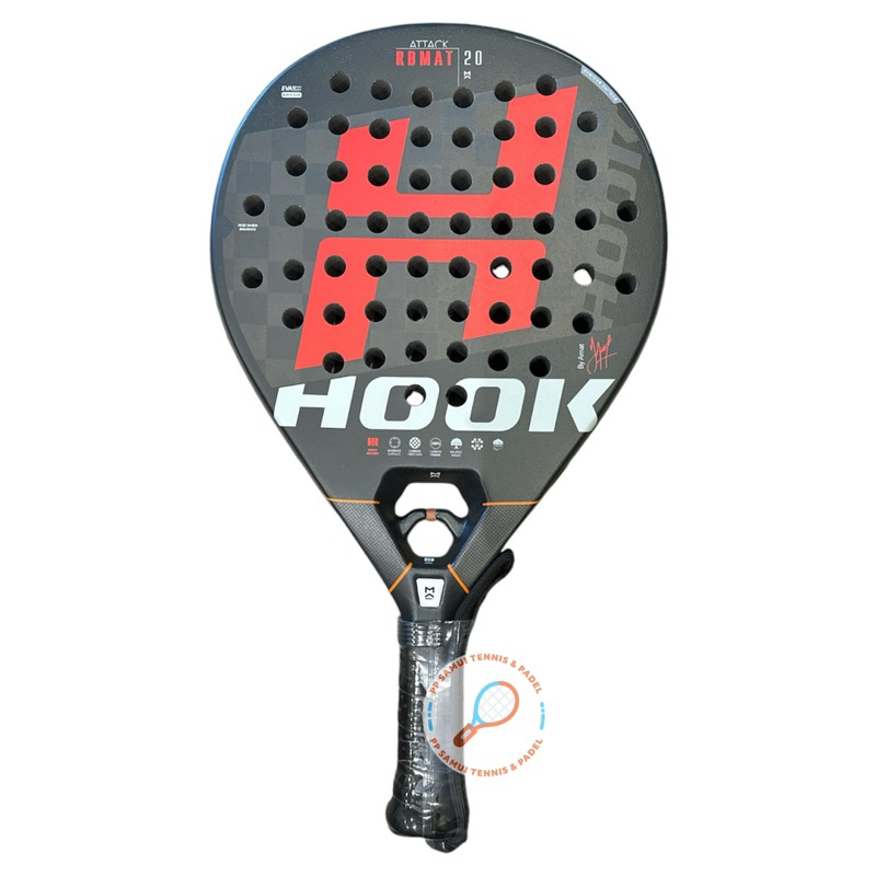 Padel racket ไม้พาเดล Hook RBMAT Attack 18K ของแท้ พร้อมส่ง | Shopee ...