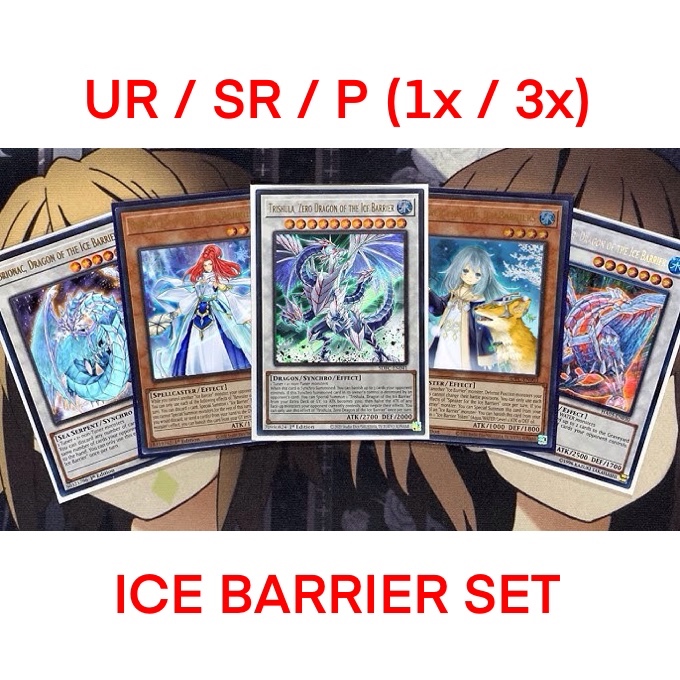 ORIGINAL Yu-Gi-Oh! Ice Barrier Set Terminal World UR / SR / Parallel Rare 1x / 3x Card Set TW01 ...