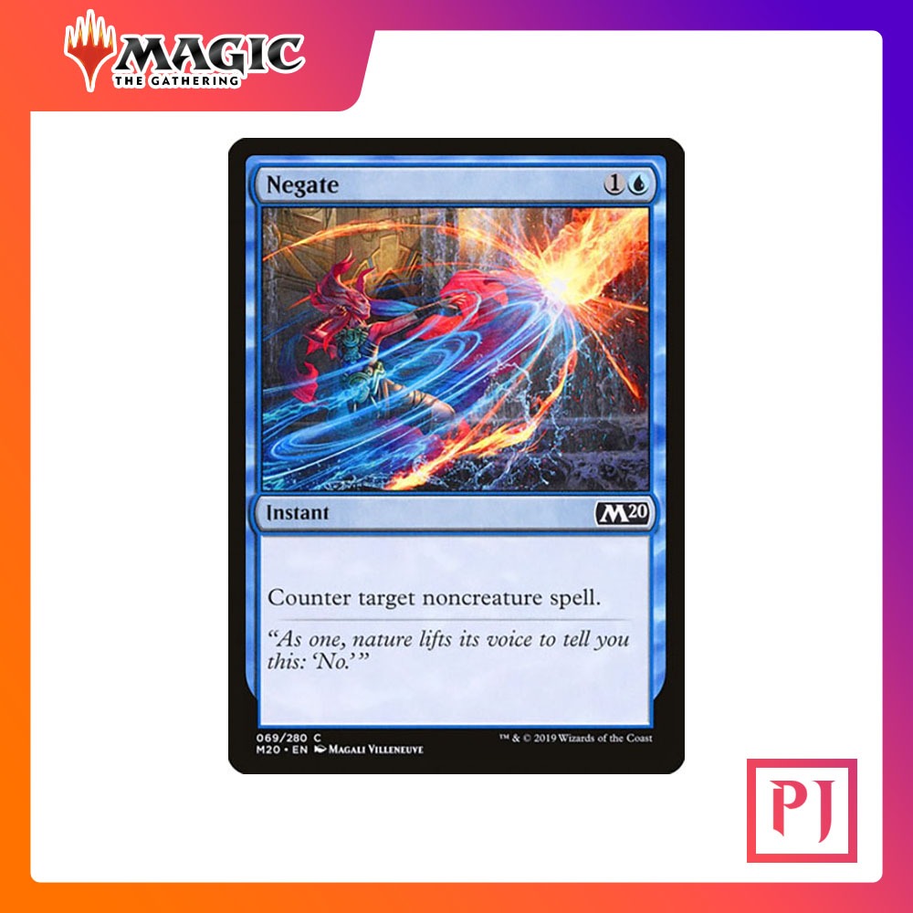 [MTG] Negate [M20] [BLUE] [COMMON] [NORMAL] [ENG] (การ์ดจิค / Magic the ...