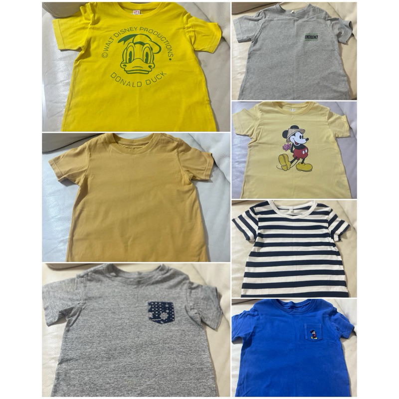 เสื้อยืดเด็กชาย size 110-120 Uniqlo GU Muji | Shopee Thailand