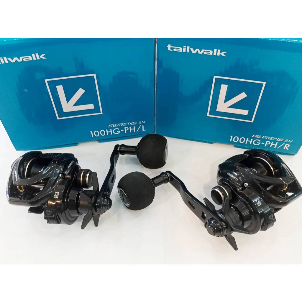 รอกหยดน้ำ จิ๊กกิ้งTailwalk Seirens BM (ซ้าย-ขวา) รอบ 7.3:1 ลุกปืน 4+1 น้ำหนัก 220 g. เบรค 12kg ...