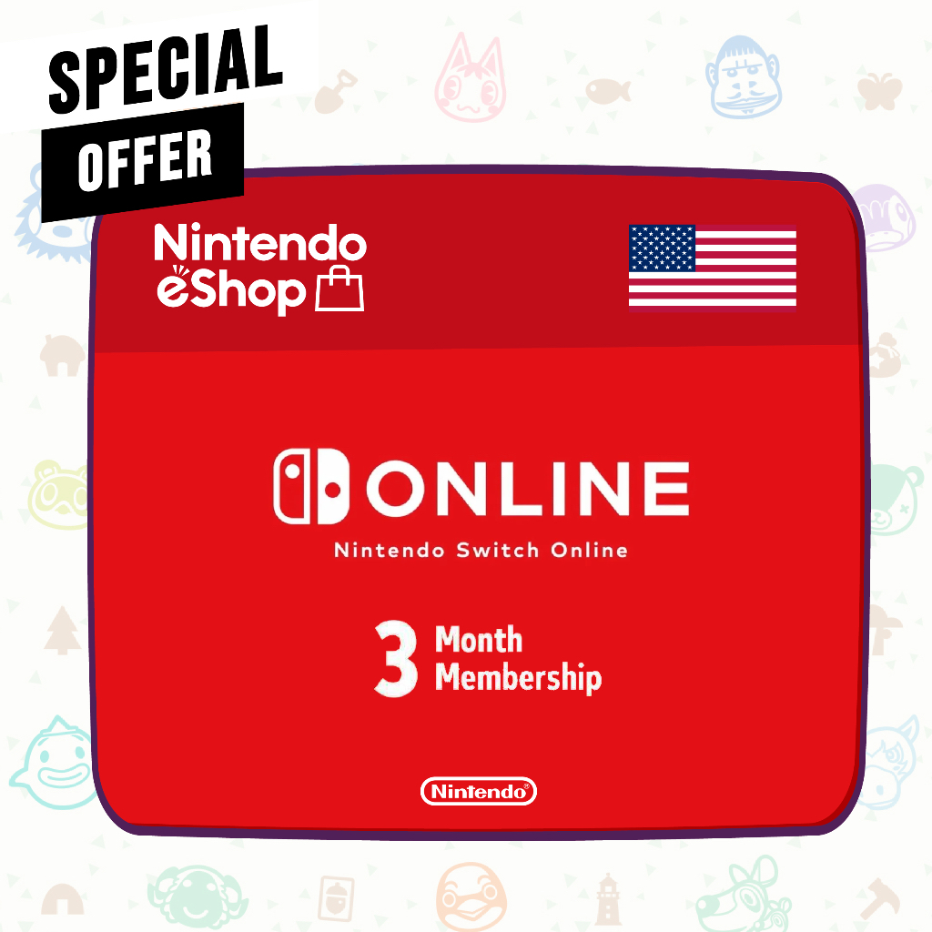 [US eShop] Nintendo Switch Online - Membership 3 Months (NSO redeem ...