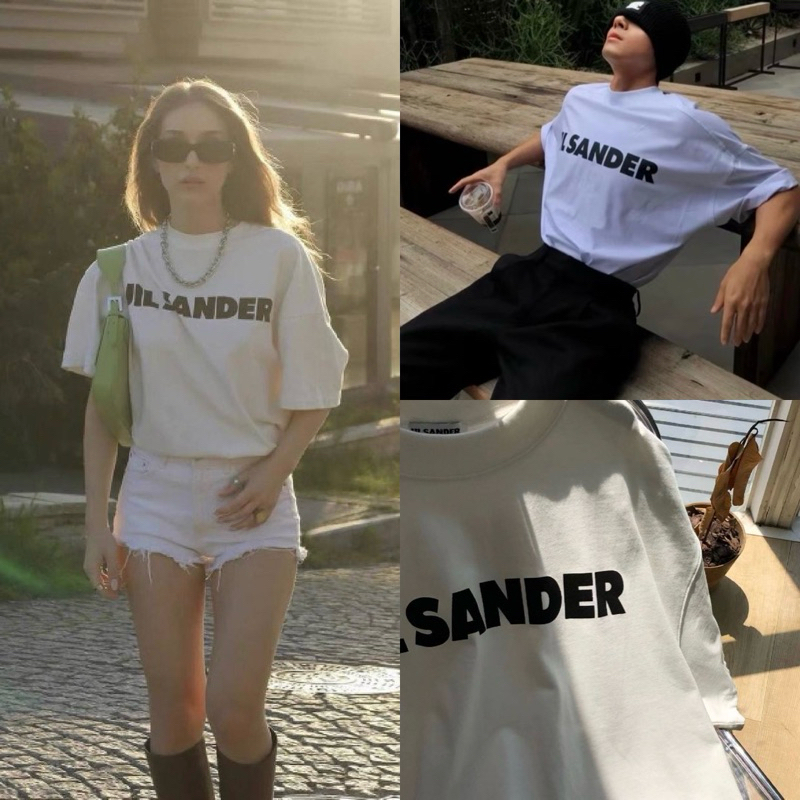 พร้อมส่ง 📍🔖 Jil เสื้อยืด ป้ายแท็กครบ เฉพาะในไลฟ์ | Shopee Thailand