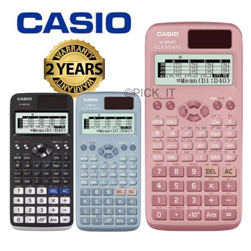 fx-991EX เครื่องคิดเลขวิทยาศาสตร์ Casio ของแท้ ของใหม่ ประกันศูนย์ 2ปี ...