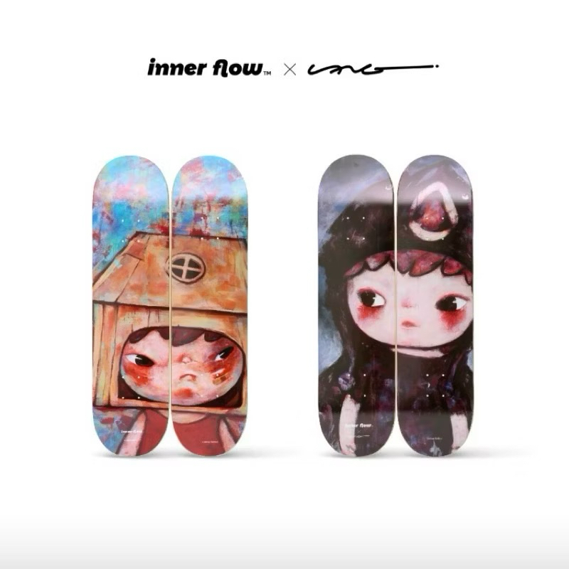Pre order Inner Flow x Hirono skate board 1 ชุด(ลาย) : ได้ 2 แผ่น แท้ ...
