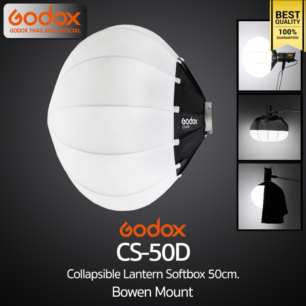 Godox Softbox CS-50D Collapsible Lantern Softbox 50 cm. - Bowen mount ...