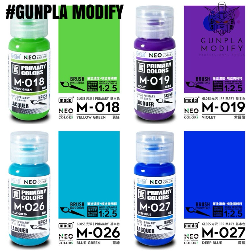 MODO NEO COLOR สีสูตรแลคเกอร์ ชนิดสีเงา ขนาด 30 ml M018, M019, M026 ...