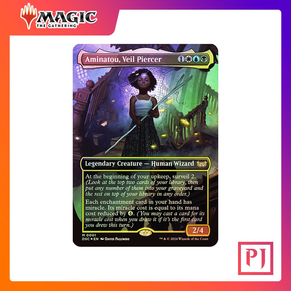 [MTG] Aminatou, Veil Piercer (Borderless) [DSC] [MULTI] [MYTHIC] [FOIL ...