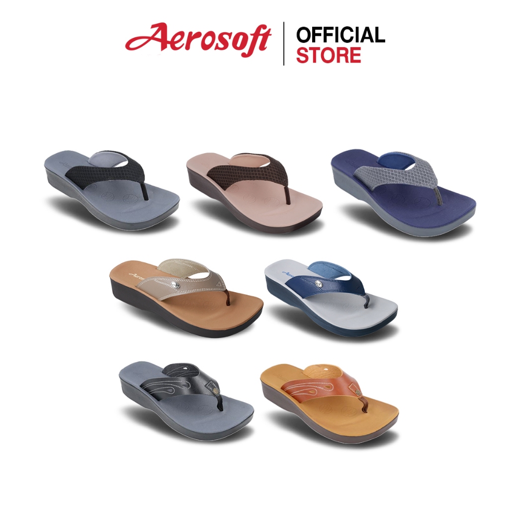 Aerosoft(Clearance Sale) รองเท้าแตะหนีบเพื่อสุขภาพ รุ่น FW8164/FW8165 ...
