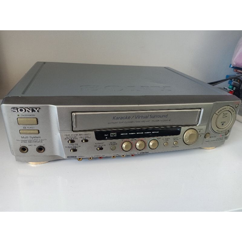 เครื่องเล่นวีดีโอ Sony VDO VHS รุ่นSLV-GA77KTK ใช้งานได้ปกติ | Shopee Thailand