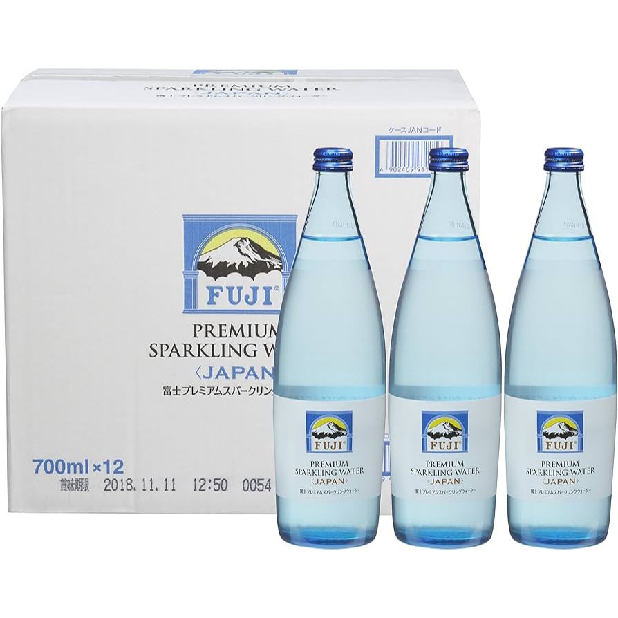 📌ส่งฟรี🌟พร้อมส่ง🌟Fuji Mineral Sparkling Water Glass 700 ml. 12 bottle ...