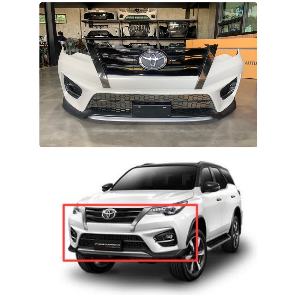 ชุดกันชนหน้าฟอร์จูนเนอร์ 2018 รุ่น TRD2 สีสภาพมือสอง มีรอยบ้างไม่ ...