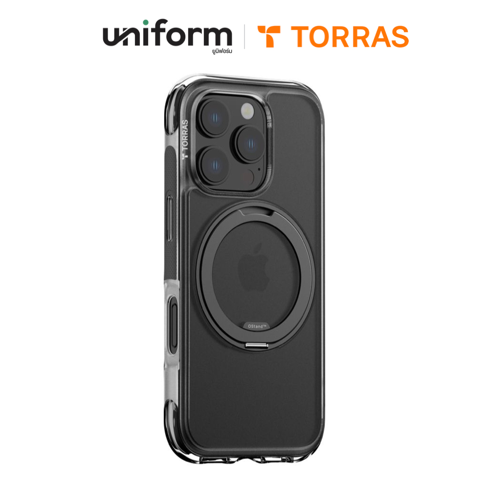 เคสมือถือ Torras Ostand R Air Series iP 16 Pro / 16 Pro Max - Black ...