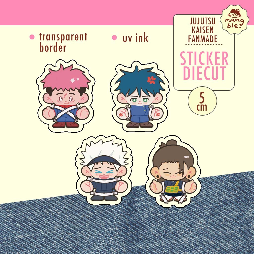 (พร้อมส่ง) JJK : Stick with me ! sticker diecut | Shopee Thailand