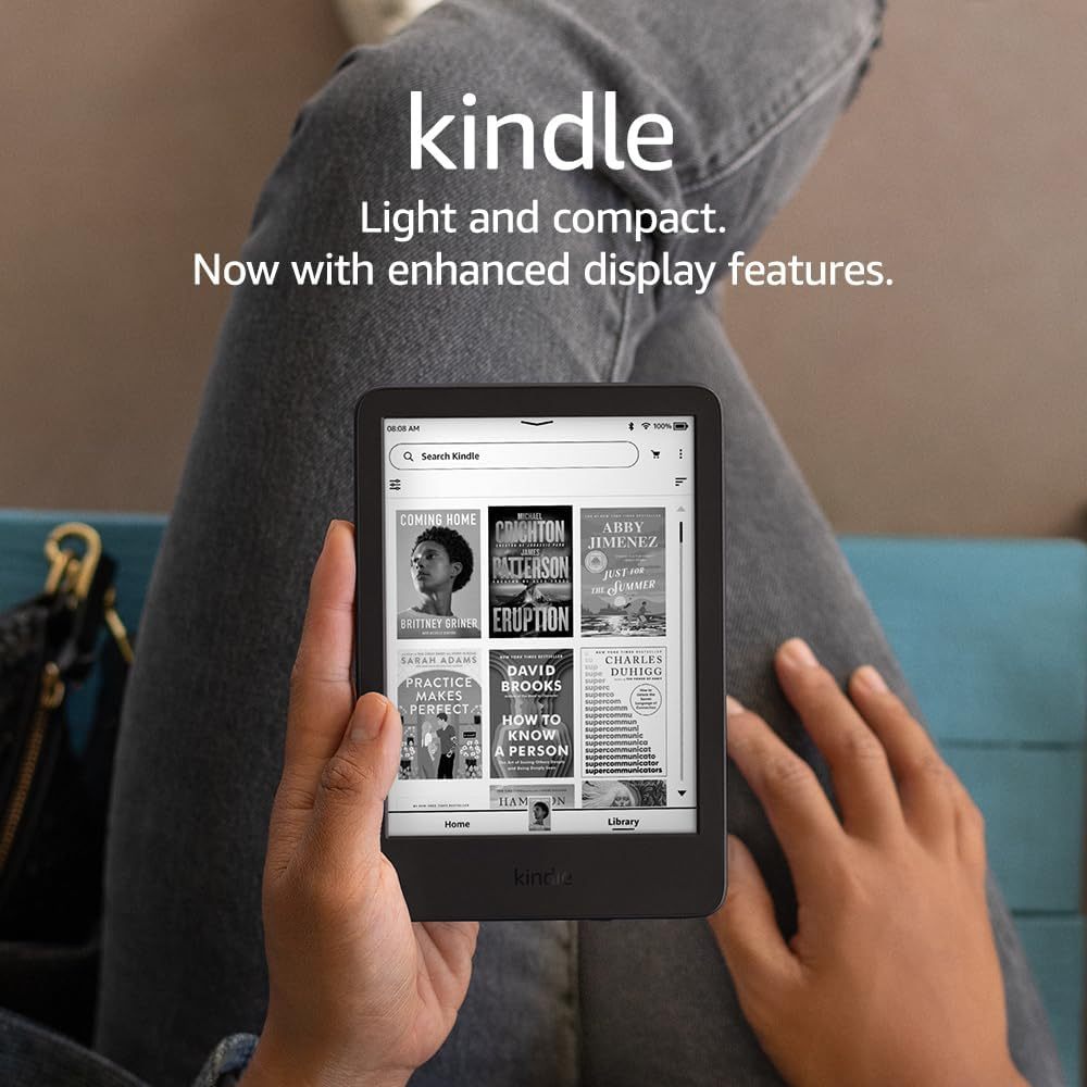 Amazon Kindle (2024) 6" Lightest and most compact Kindle (16GB) (Stock ...