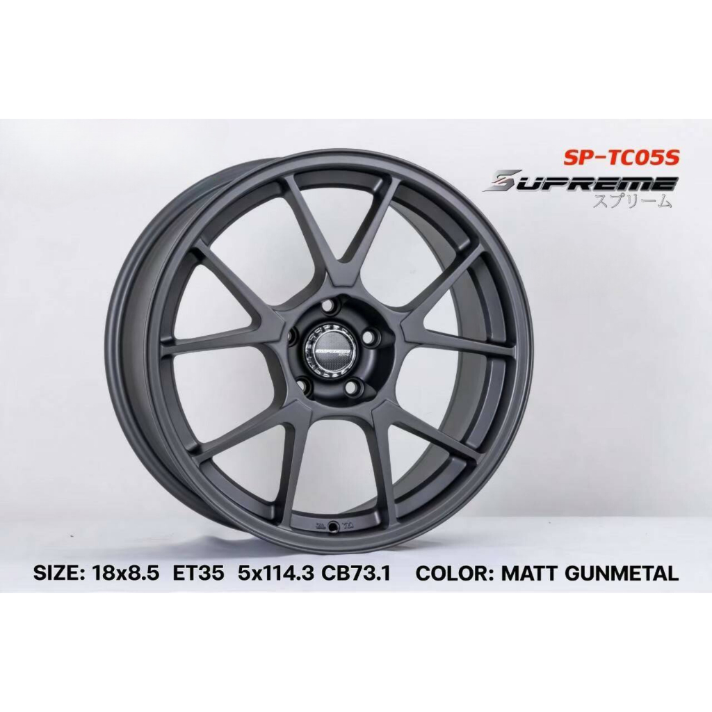 แม็กขอบ18 TC005 5/114 8.5 Supreme งานล้อเบา (4วง) | Shopee Thailand