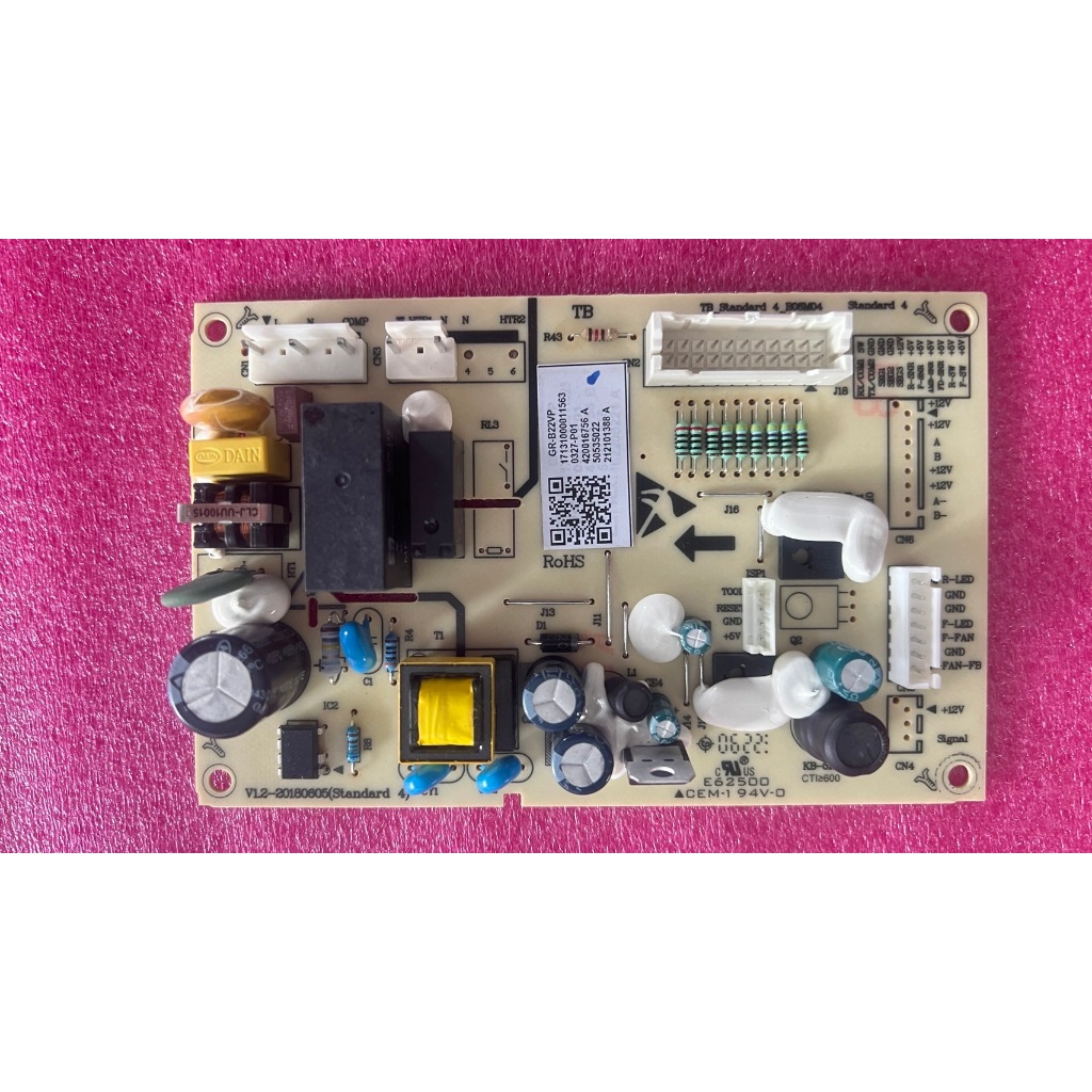 ใหม่ แท้ ศูนย์ บอร์ดตู้เย็น แผงวงจรตู้เย็น TOSHIBA โตชิบา Part No. GR-B22VP 17131000011563 0327 ...