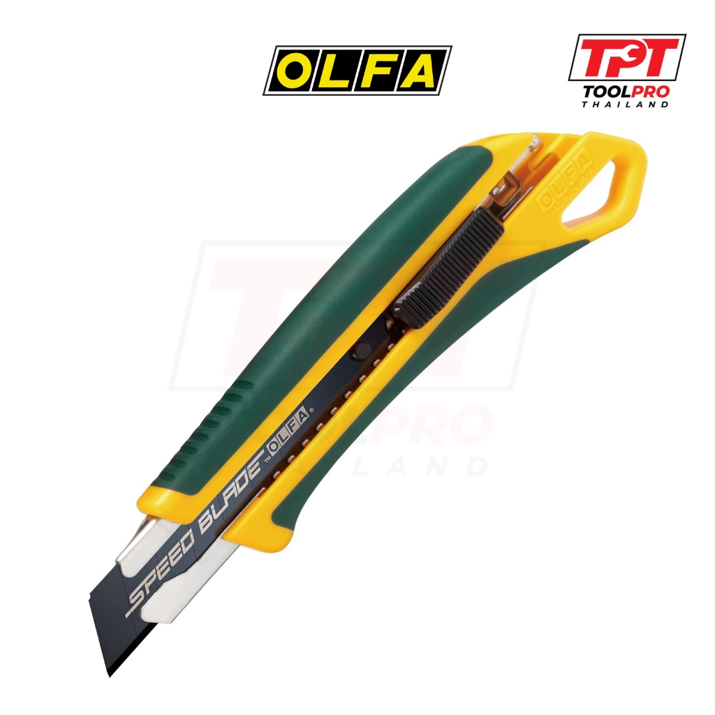 OLFA (Japan) คัตเตอร์, สีเขียว Green, Auto-Lock Cutter, X-Design, Speed Blade (225B-CG) | Shopee ...