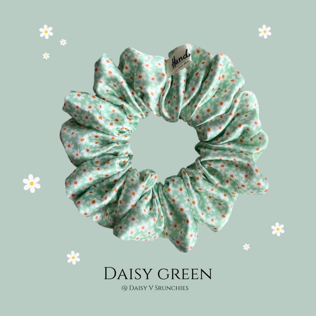 ยางรัดผม • Scrunchies Daisy v • ผ้าฟูนุ่ม เรียบหรูดูแพง (ผ้านำเข้าจาก ...