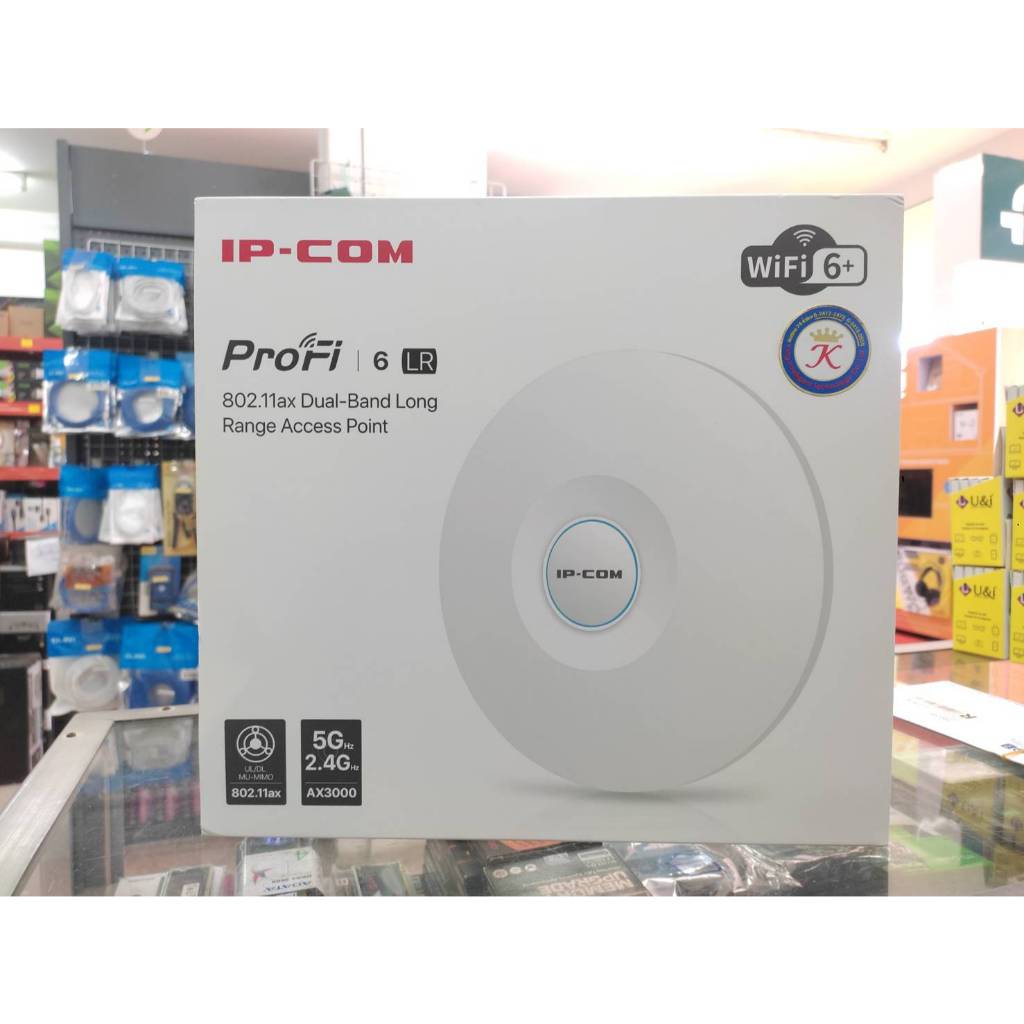 (ประกัน 3ปี) IP-COM Pro-6-LR AX3000 802.11AX Dual-Band Long Range Access Point ตัวกระจายสัญญาณ ...