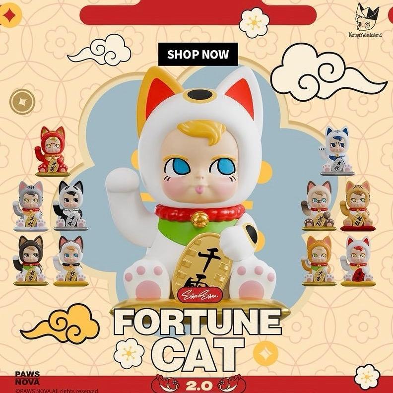 โมเดล : SAMSAM Fortune Cat Blind Box Decoration 2.0 (คอล 2) | Shopee ...