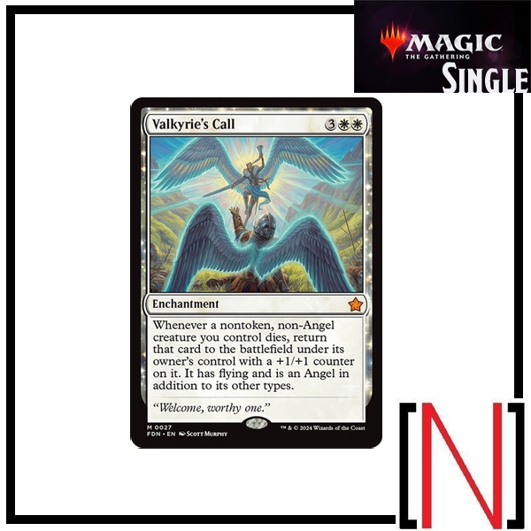 [MTG][Single][FDN] Valkyrie's Call ระดับ Mythic [ภาษาอังกฤษ] | Shopee Thailand