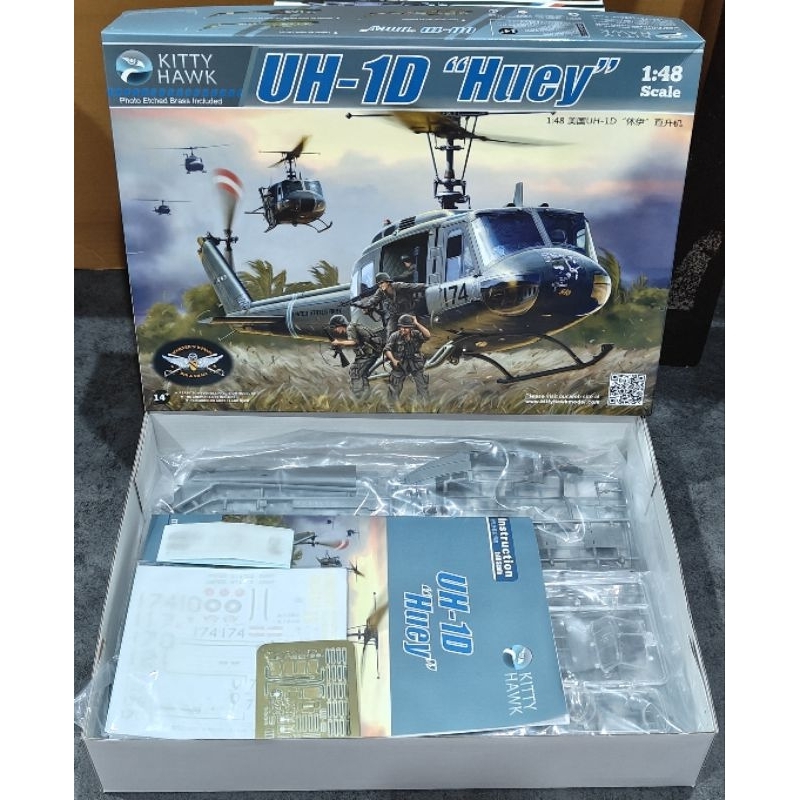 Kitty Hawk 1/48 UH-1D "Huey" | Shopee Thailand