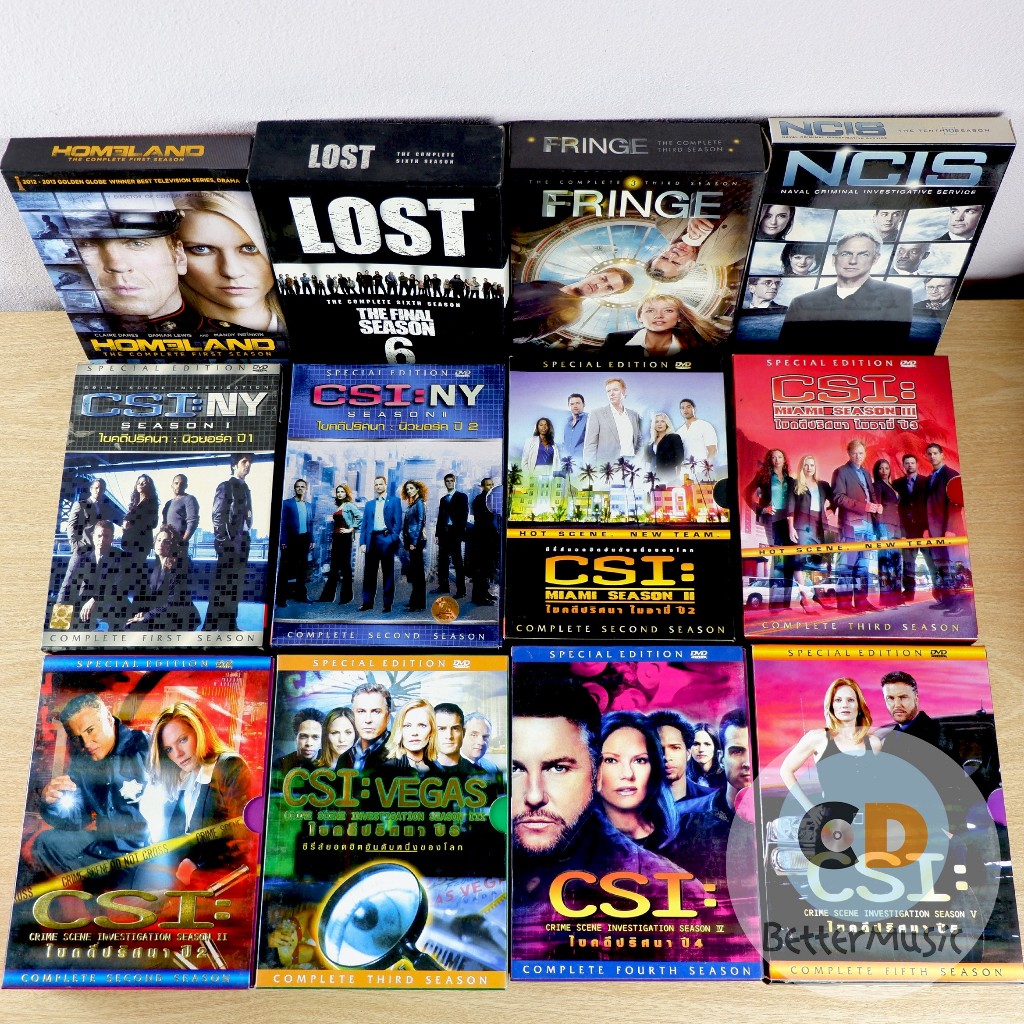 DVD Series ต่างประเทศ Homeland / Lost / Fringe / NCIS / CSI : NY / CSI ...