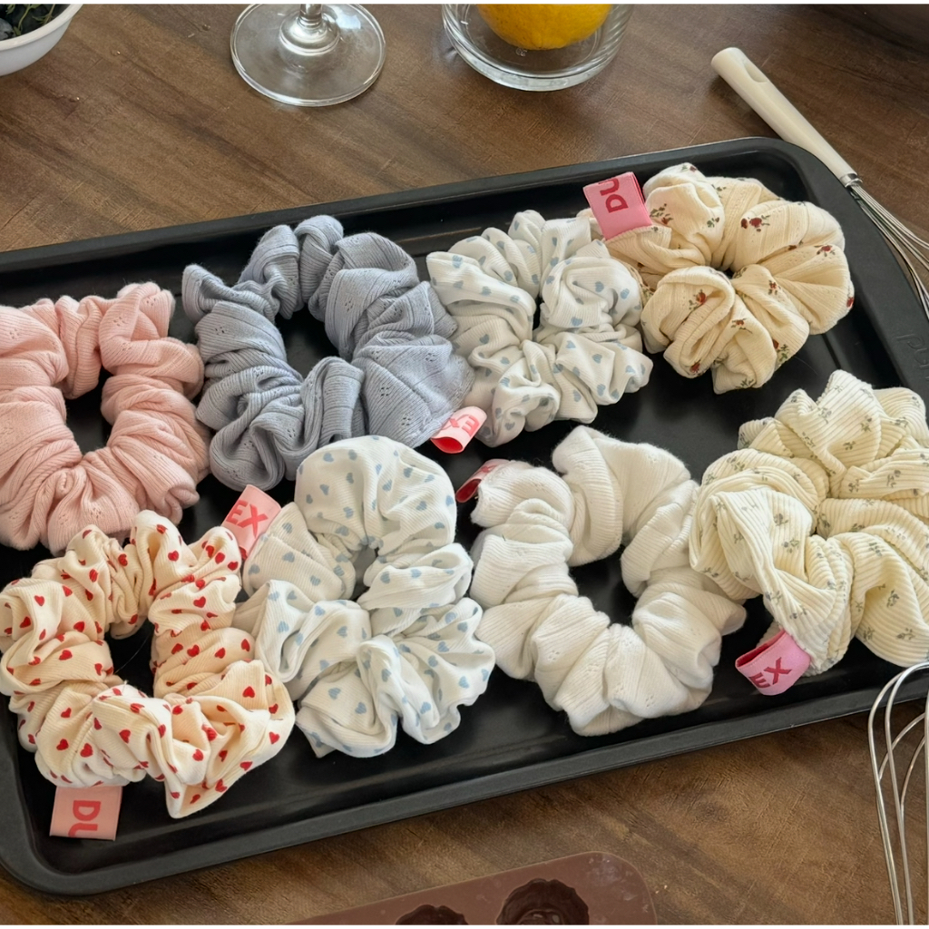 scrunchies by Duex Studio ยางมัดผมหลากหลายสไตล์ | Shopee Thailand