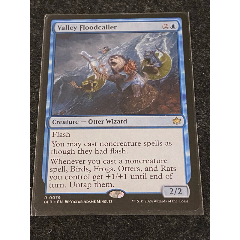 [MTG][BLB] Bloomburrow: Valley Floodcaller การ์ดแท้ Magic The Gathering ...
