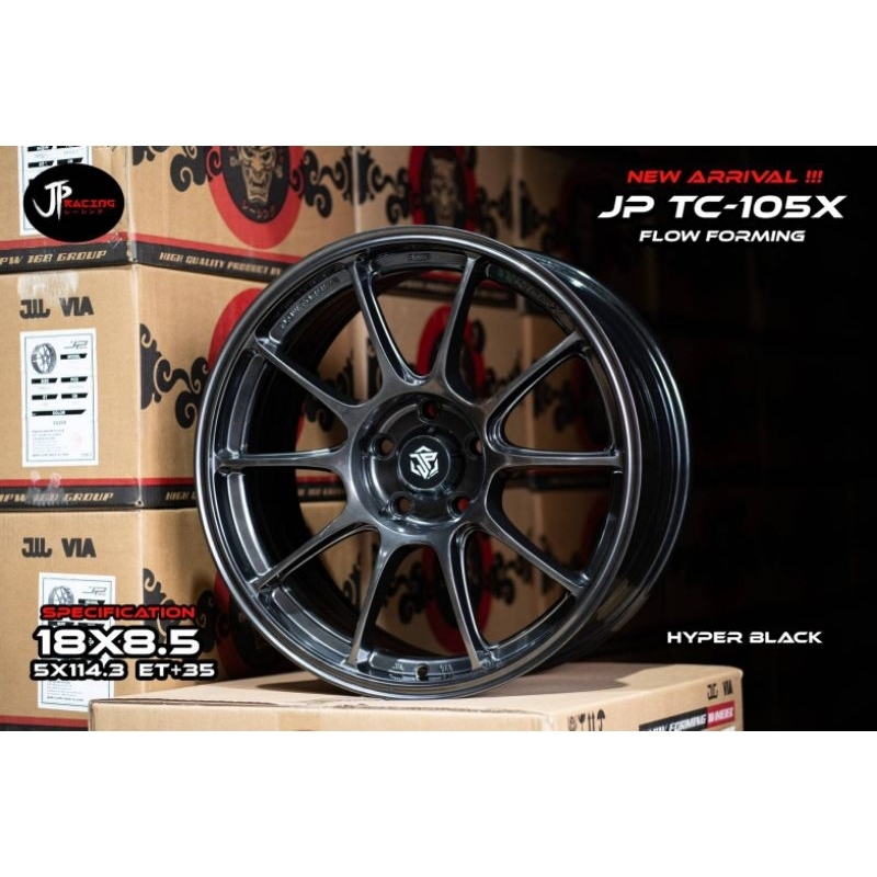 ล้อซิ่ง TC-105x (ล้อเบา) ขอบ18 5รู114.3(งานJP ประกัน 1 ปี) | Shopee ...