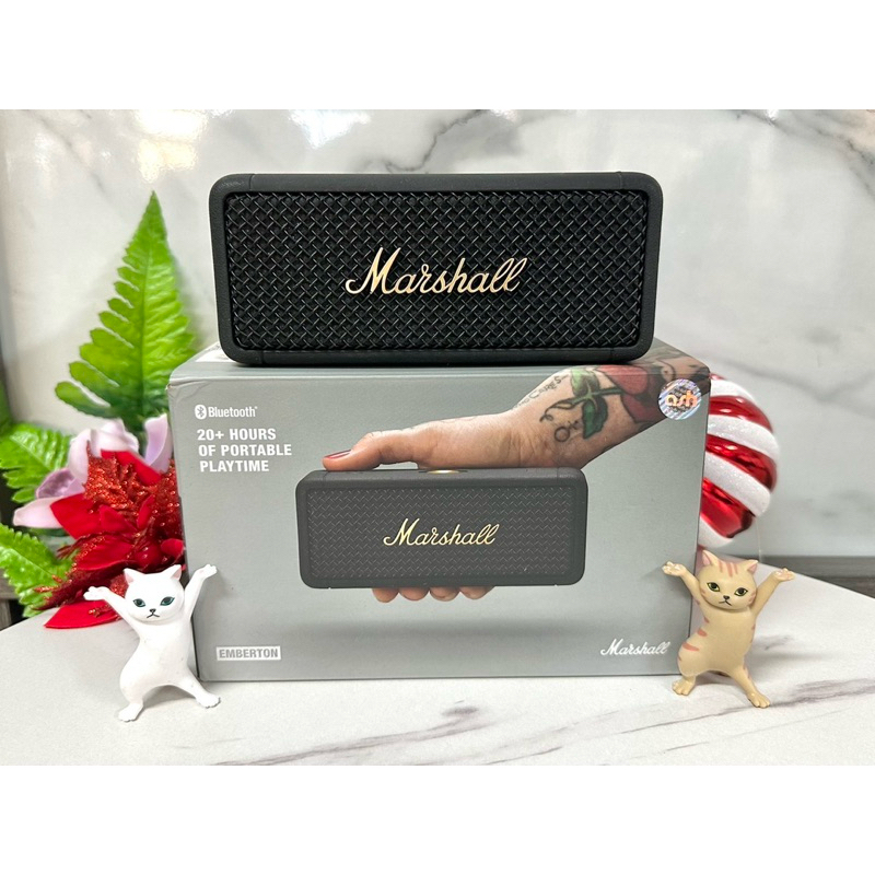 ลำโพง Marshall Emberton Black&Brass | Shopee Thailand