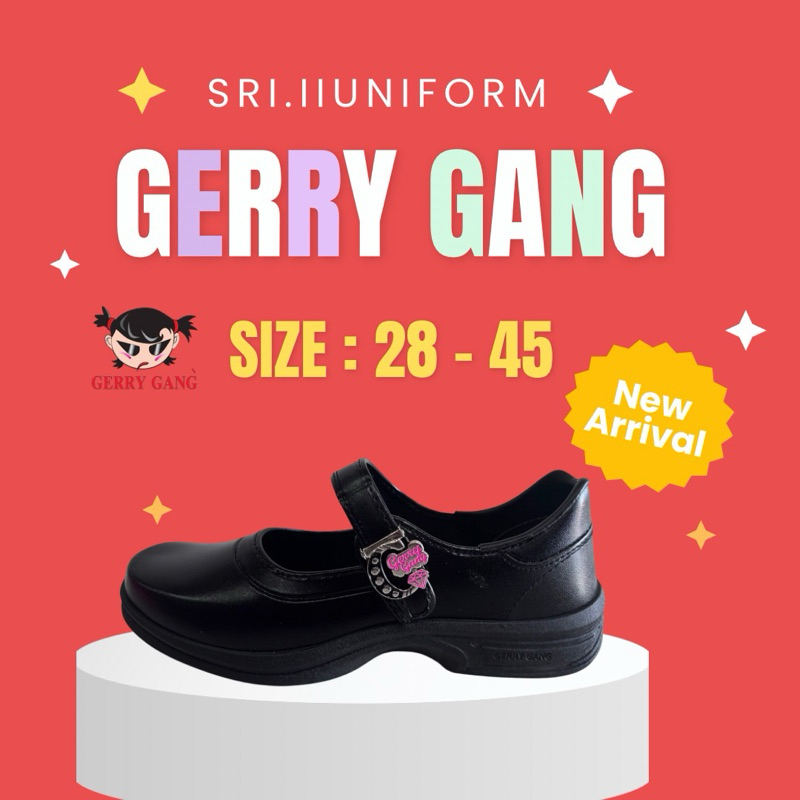 Gerry Gang รองเท้านักเรียนหญิง SIZE 28-45 | Shopee Thailand