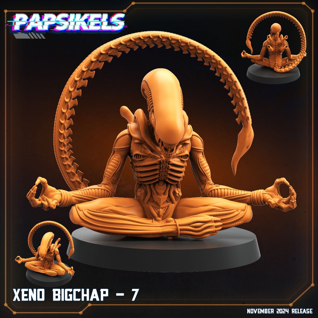 Xeno Big Chap [7] - Xeno Wars - Monstrosity Xenomorph / 3D printed ...