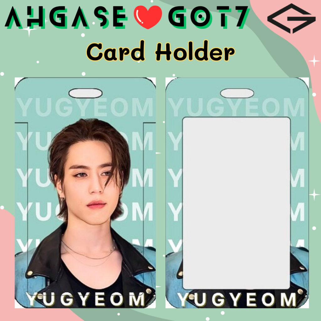 พร้อมส่ง GOT7 YuGyeom Card Holder พลาสติกแข็ง ABS ขนาด 7x11 cm x 0.2 cm ใส่บัตรพนักงาน ใส่การ์ด ...